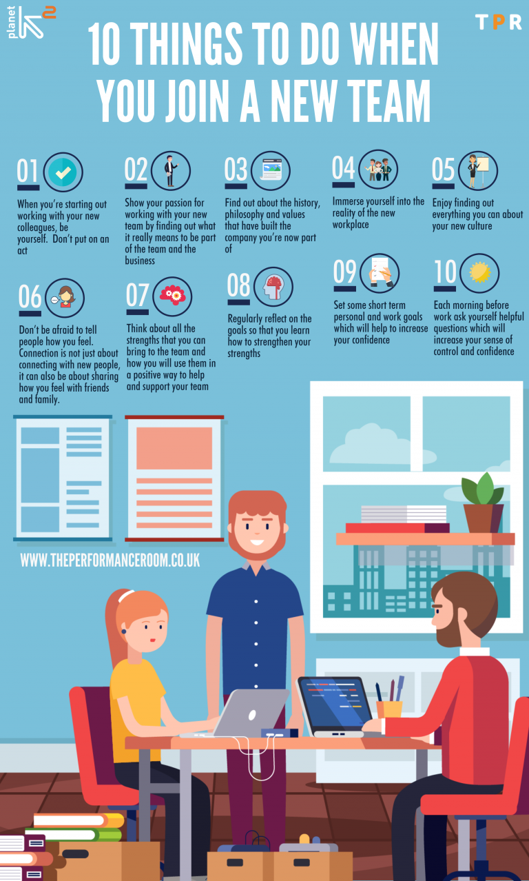 10 things to do when you join a new team - The Performance Room